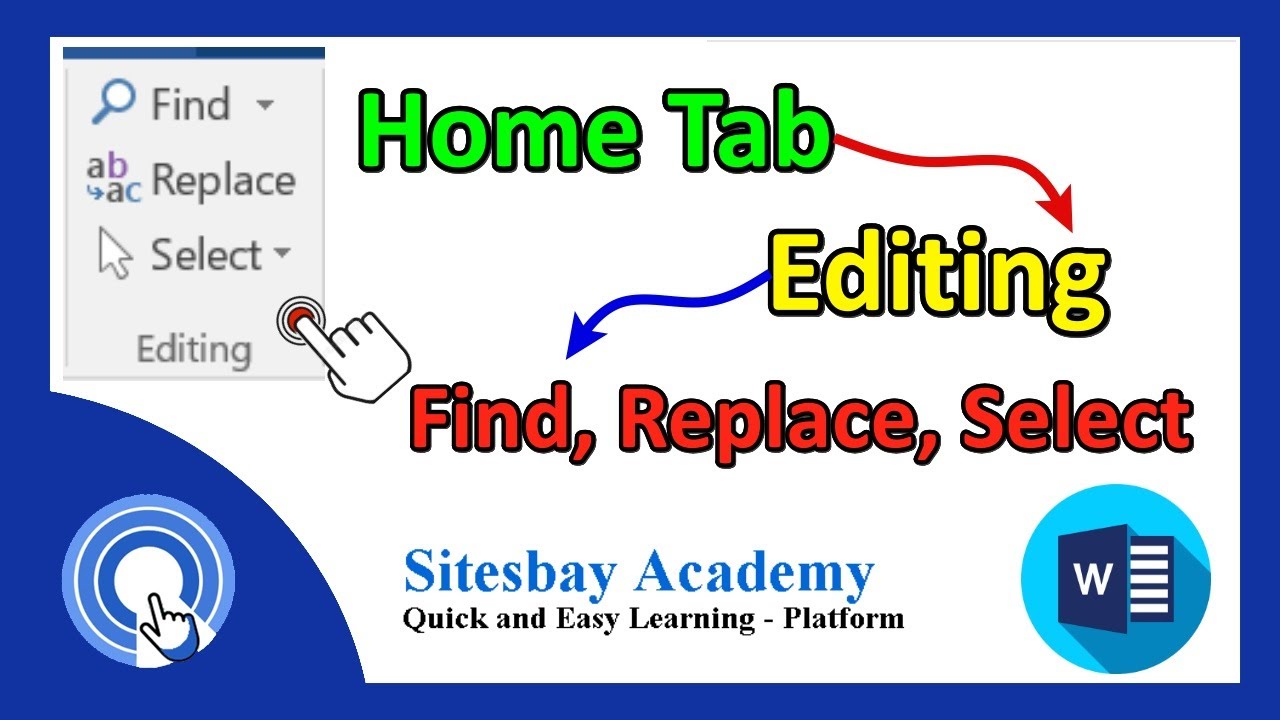 Find Replace And Select In Word Editing Group YouTube find-replace-and-select-in-word-editing-group-youtube