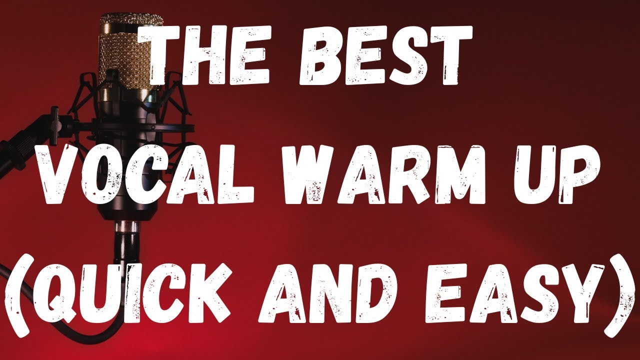The Best Vocal Warm Up - EASY and NO SCALES needed - YouTube