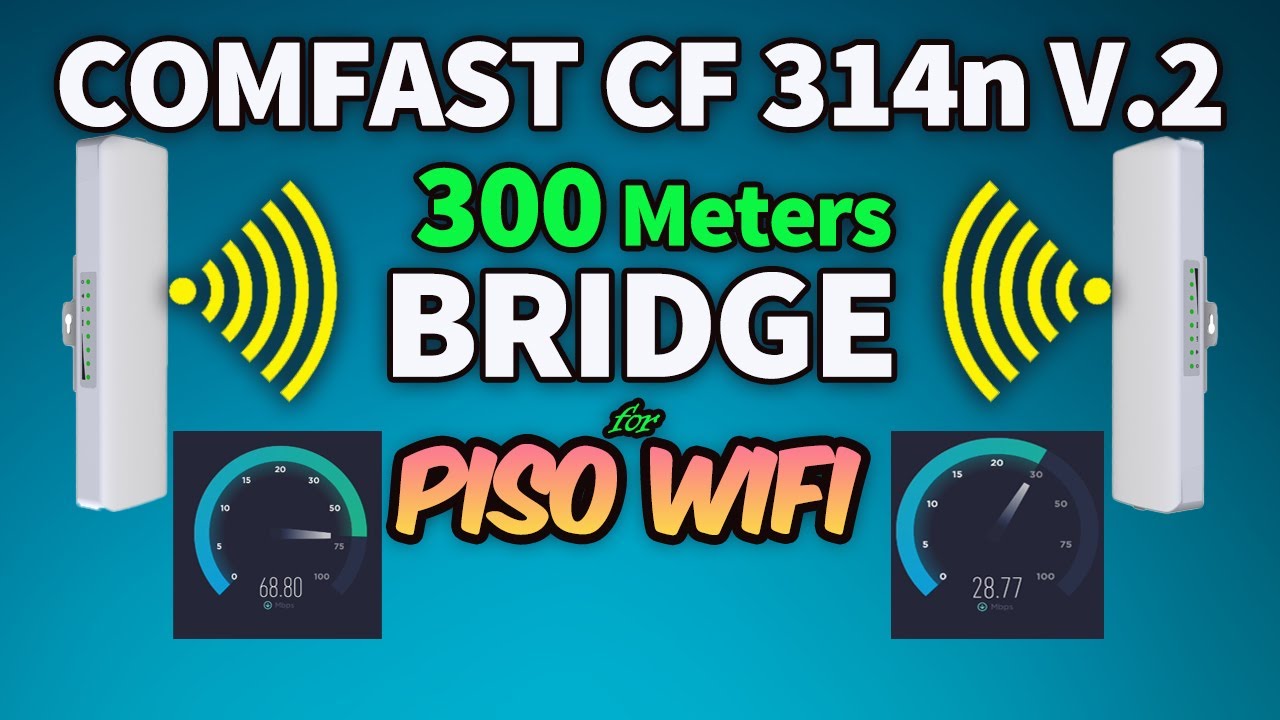 Gaano nga ba Kalakas itong Comfast CF 314 n v2 BRIDGE MODE Test in # ...