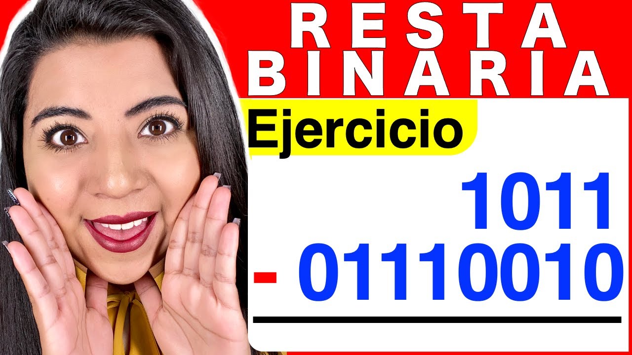 RESTA BINARIA CON SIGNO (números binarios POSITIVOS Y NEGATIVOS) #5 - YouTube