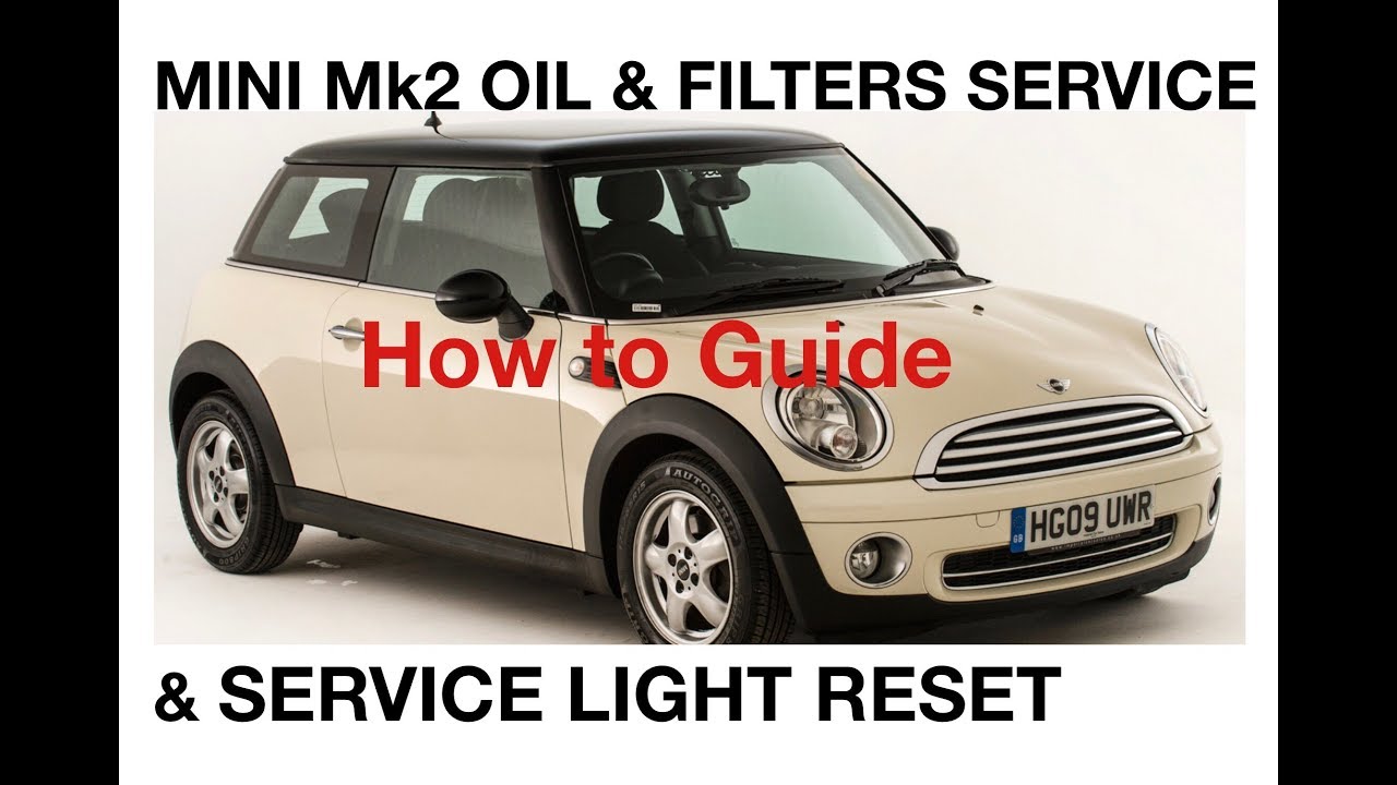 How to Service a MINI - Oil, Filters and Service light reset - YouTube