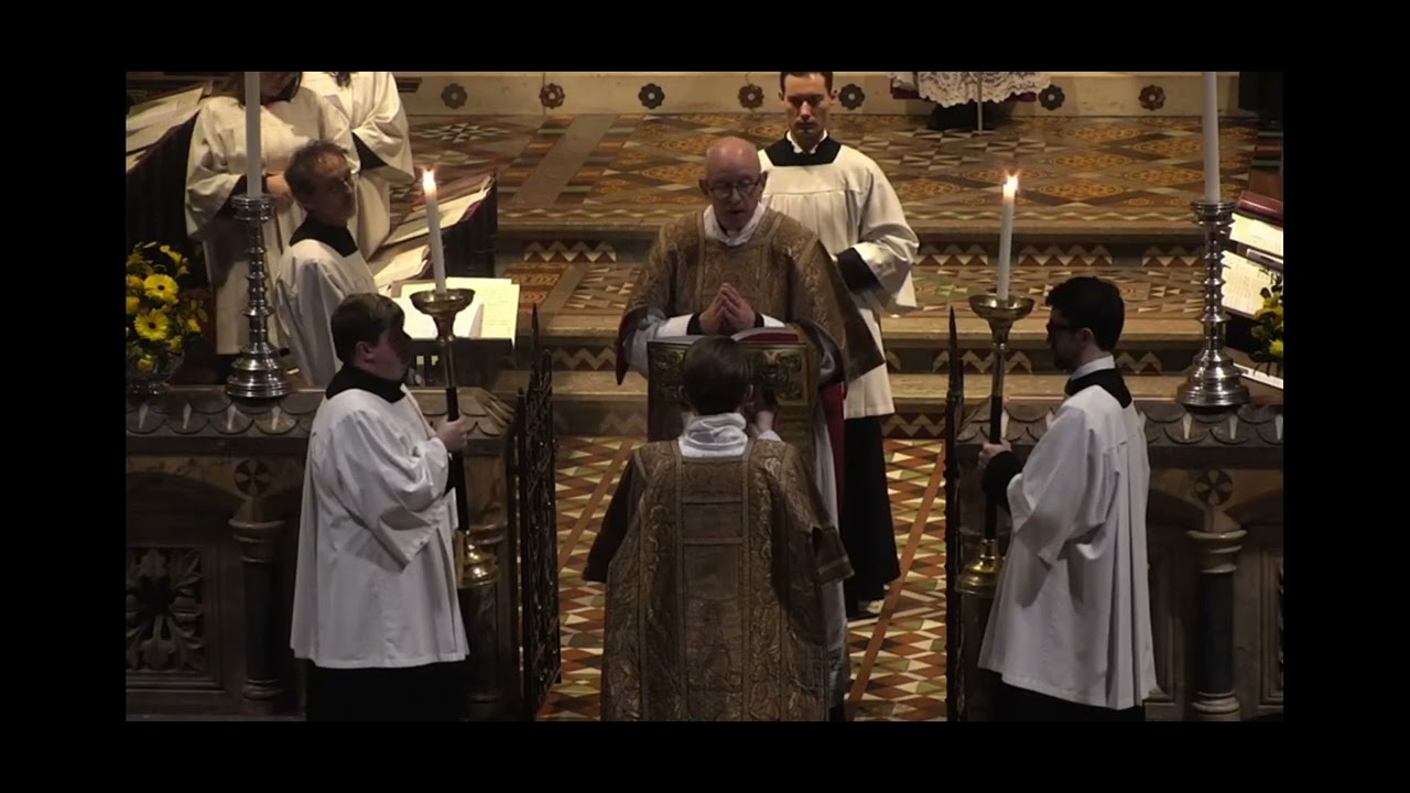 The procession and proclamation of the Gospel. - YouTube