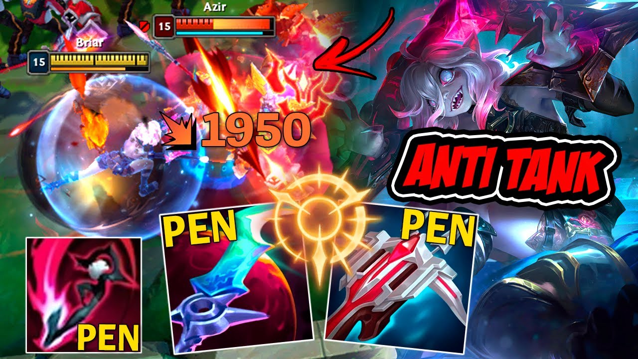 ESSA É A MELHOR BUILD ANTI TANK DA BRIAR PARA CARREGAR !! - LEAGUE OF ...