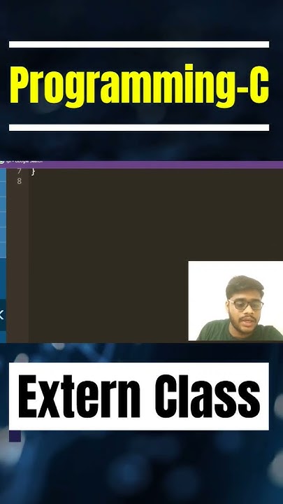 Extern Class In C Programmingstorage Classcprogramming Coding Cprogrammingquestions Youtube