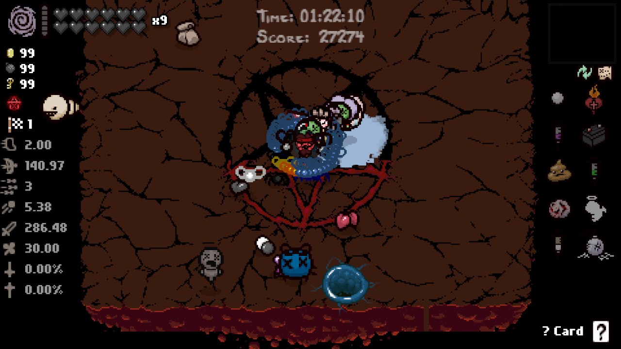 The Binding of Isaac: Afterbirth+ - Destroying Mega Satan in Victory ...