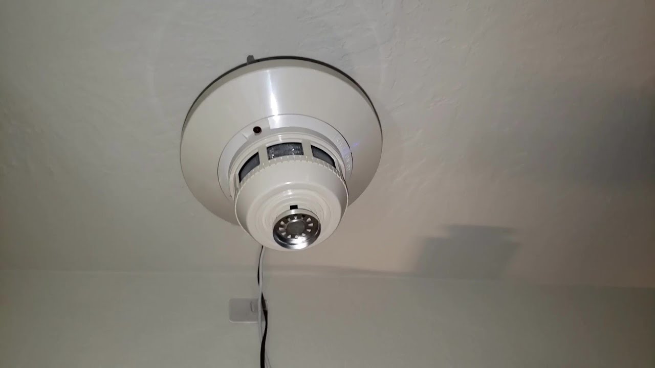Mini Fire Alarm System Test 16 - YouTube