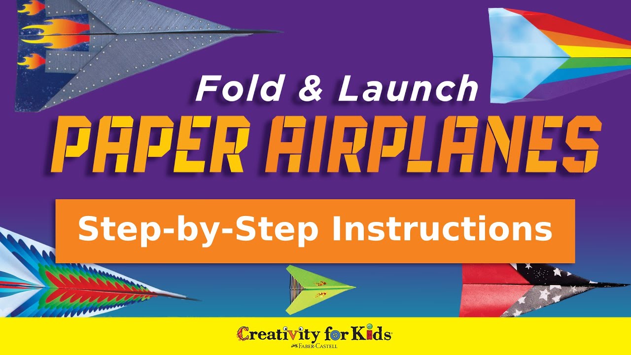 Step-by-Step Instructions | Fold & Launch Paper Airplanes - YouTube