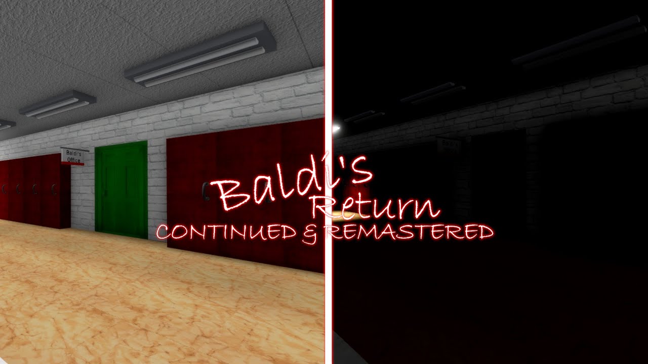 Baldi's Return: CONTINUED & REMASTERED | Roblox Recorder Trailer - YouTube