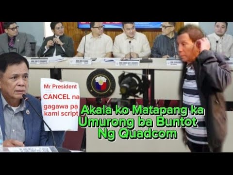 Bakit Nyo Kinansel Nakakahiya Kayo sa Quadcom si GARMA Ang Witness nyo ...
