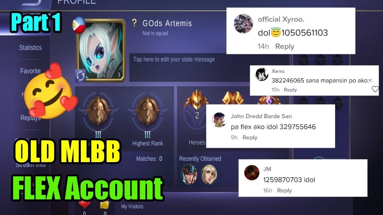 OLD MLBB Flex Account ️🥰 - YouTube