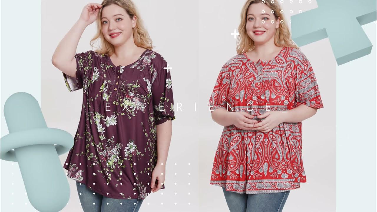 Lunawe Women Plus Size Topsanddresses Youtube