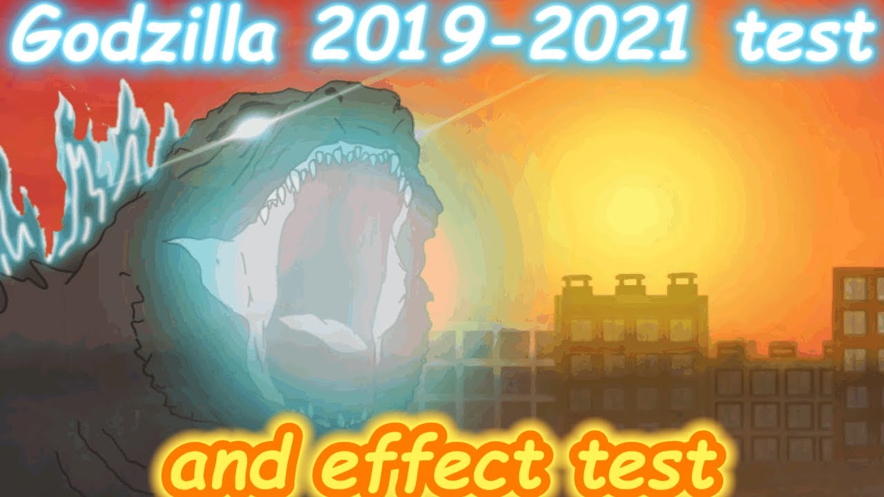 Godzilla 2019-2021 test and effect test dc2 animation - YouTube