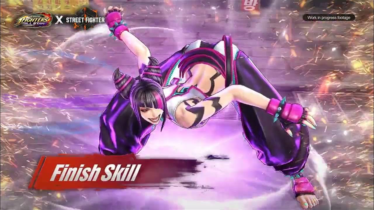 The King of Fighters' All Star x Street Fighter 6 - Juri Trailer - YouTube