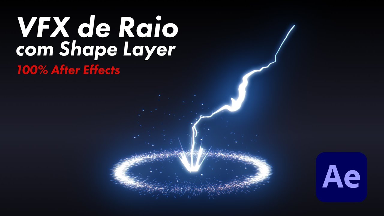 Tutorial - VFX de Raio com Shape Layer | 100% After Effects - YouTube