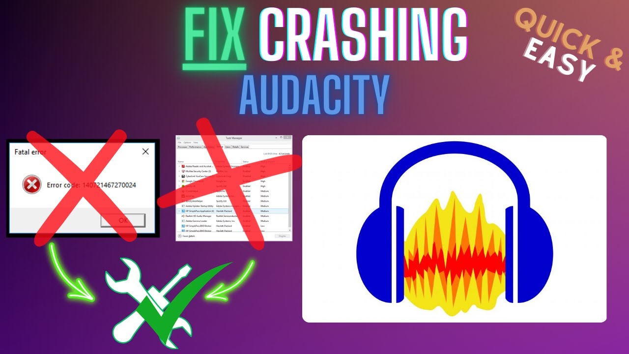 Audacity Not Starting? How to Fix Launch Issues, Black Screen, Failed Startup – Full Tutorial ...