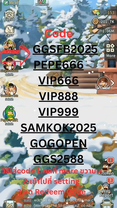 🎮Gogo Samkok code ทั้งหมดตอนนี้ #gogosamkok - YouTube