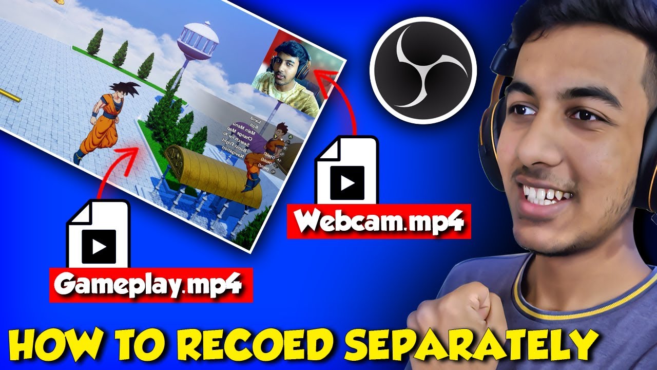 Record Gameplay & Facecam Separately in OBS Studio 🤩 - YouTube