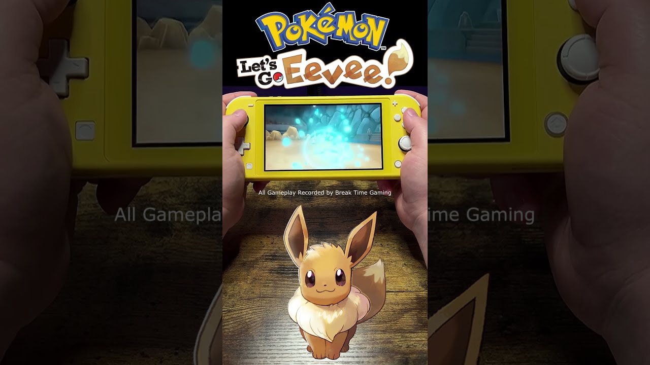 Pokemon Lets Go Eevee Nintendo Switch Lite Gameplay