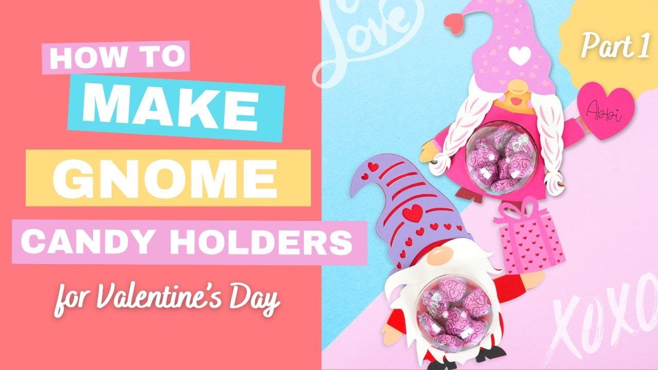 Gnome Candy Holder Craft For Valentine's Day: DIY Tutorial and ...