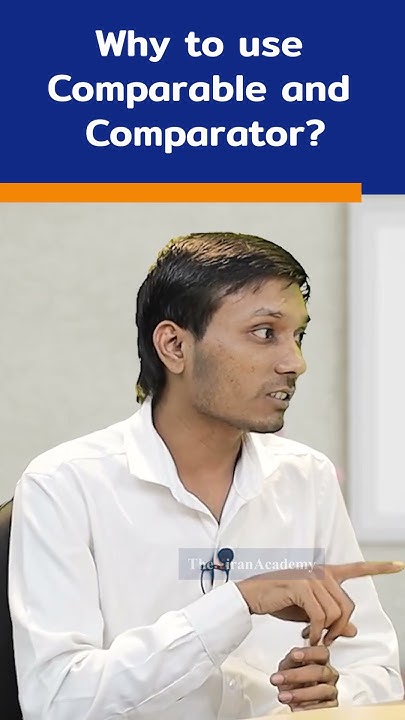 Java Interview Question | Why to Comparable & Comparator? | #shorts # ... Java Interview Question | Why to Comparable & Comparator? | #shorts # ...
