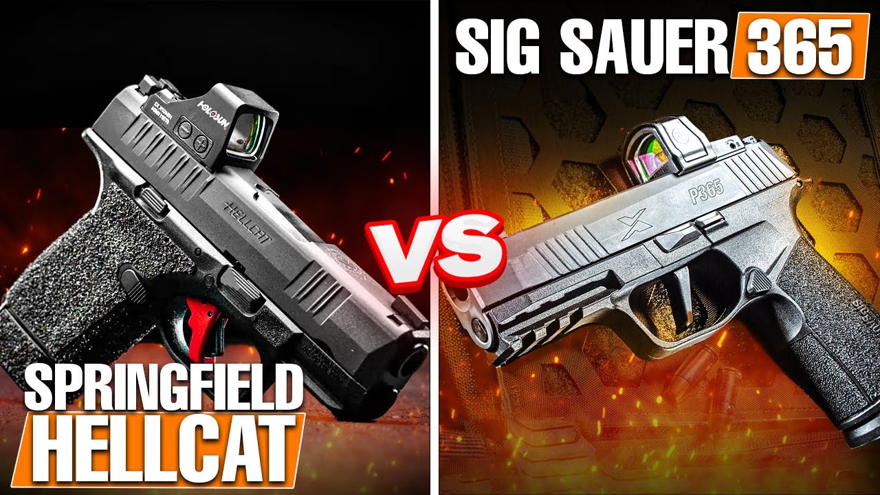 WHO WINS? Sig Sauer P365 VS Springfield Hellcat - 2024 Comparison - YouTube