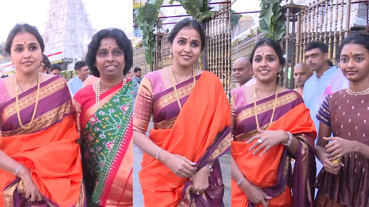 Singer Smitha visits Tirumala #singersmitha #tirumala #trending ...