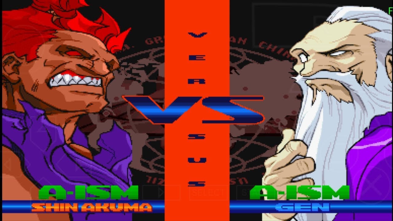 AKUMA vs GEN - Street Fighter Alpha 3 MAX (PPSSPP) - YouTube