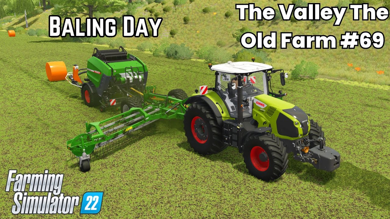 FS22🚜 Grass, Alfalfa, Straw: Cow's Buffet Ready! 🚜The Valley The Old ...