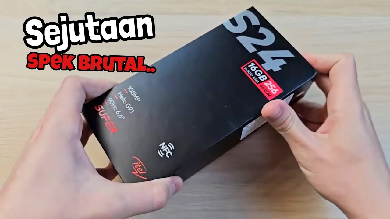 RP 1 JUTAAN SPEKNYA DILUAR NURUL!! HELIO G91, 90Hz, 108MP, NFC - ITEL S24 - YouTube