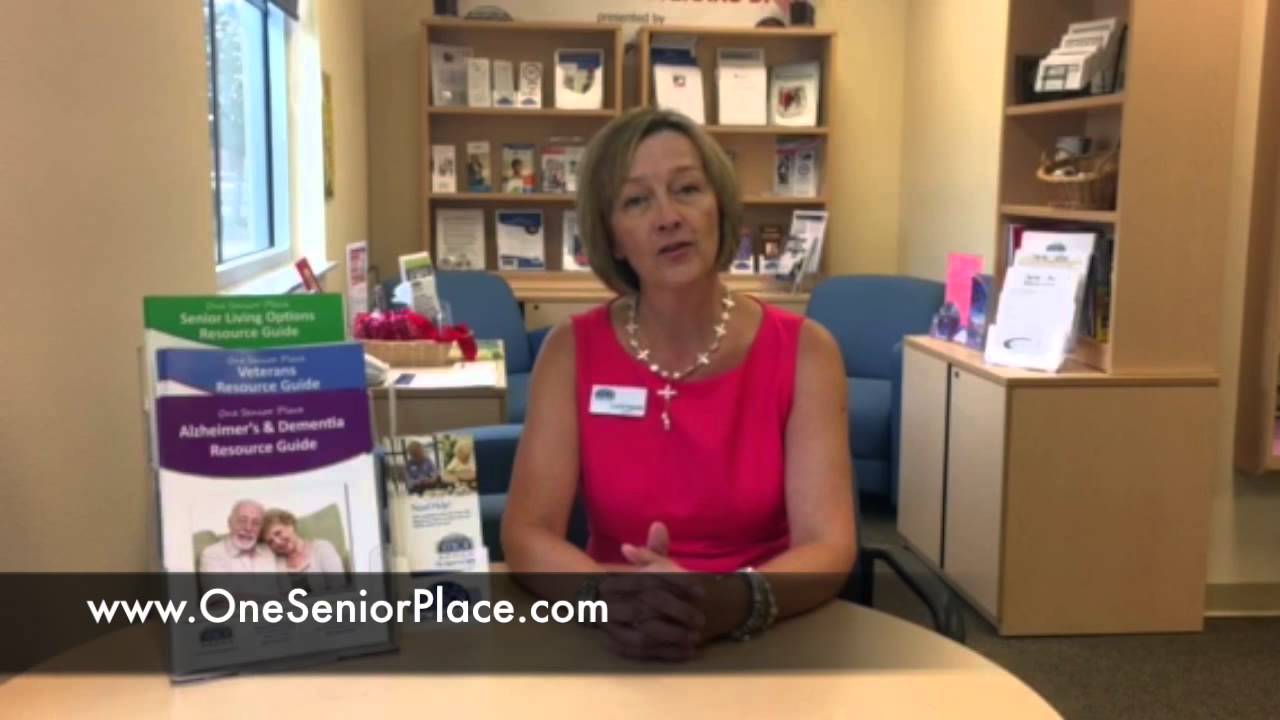 One Senior Place Website Resources - YouTube