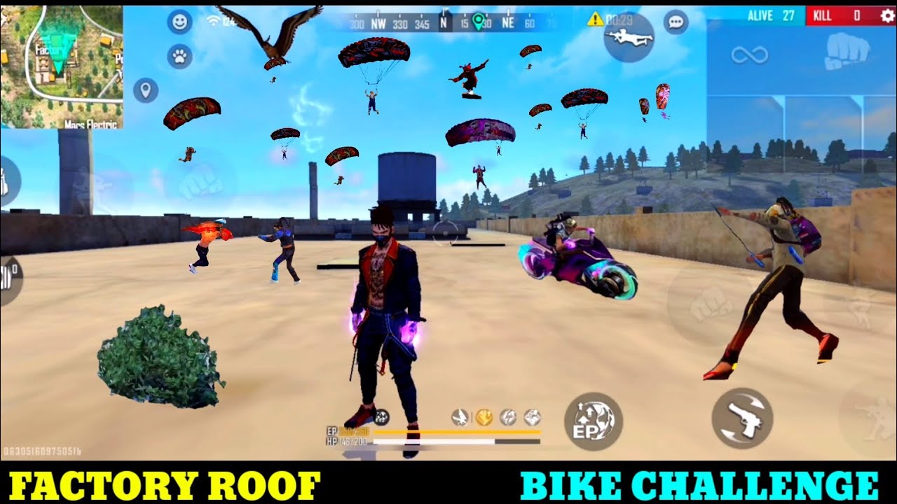 Free Fire Factory ONLY BIKE CHALLENGE | King Of Factory Fist Fight ...