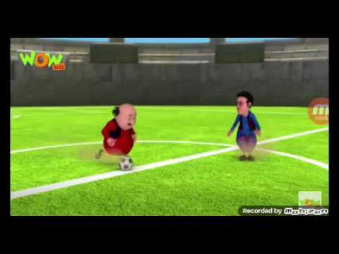Motu patlu Football match - YouTube