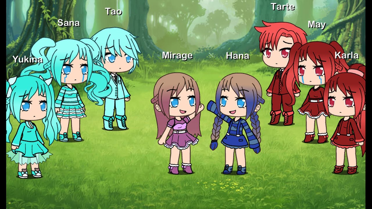 Girl in the mirror gacha life - YouTube