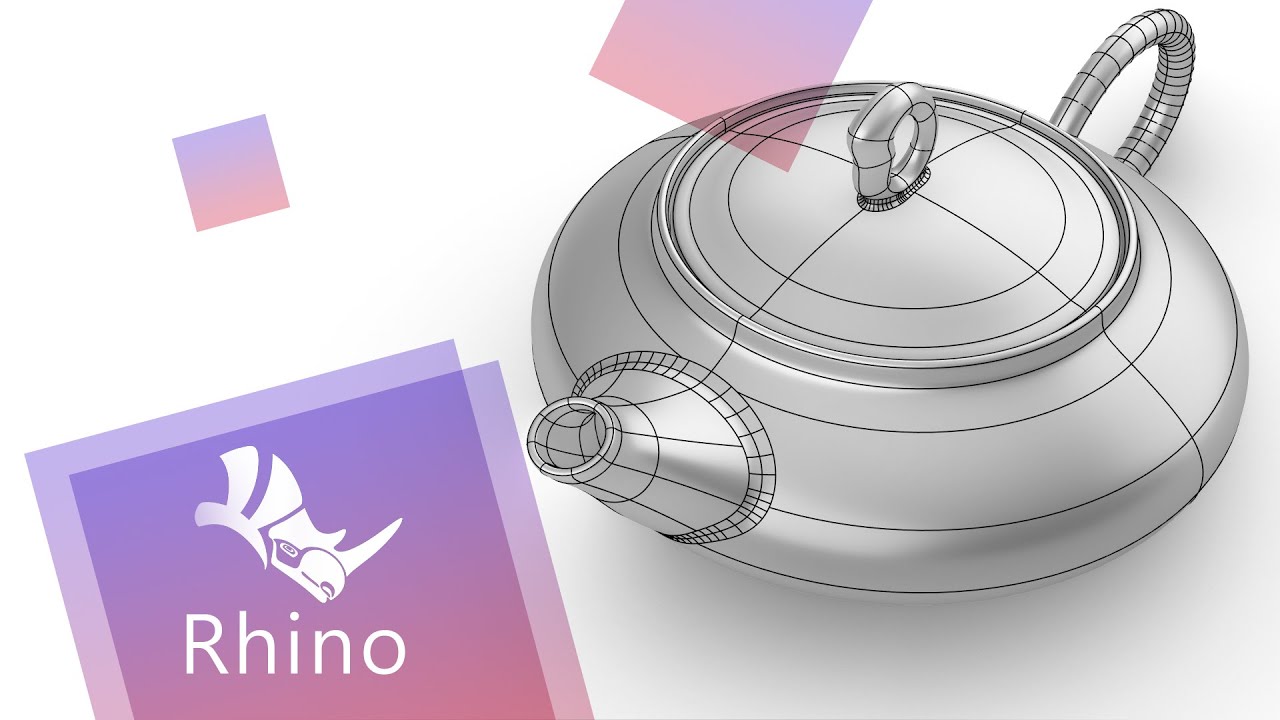Rhino - How to model Teapot for 3D Printing / 中式茶壺 - YouTube