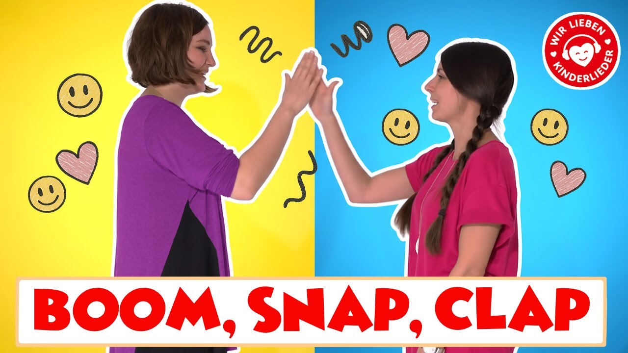 Boom, Snap, Clap – Klatschspiel Anleitung für Kinder | Lustiges ...