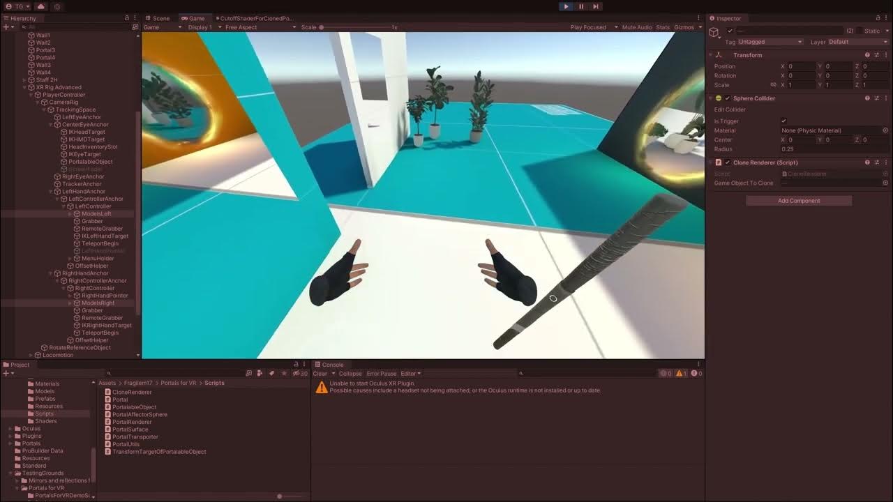 Portals for VR - Tutorial 04: BNG VRIF Integration - YouTube