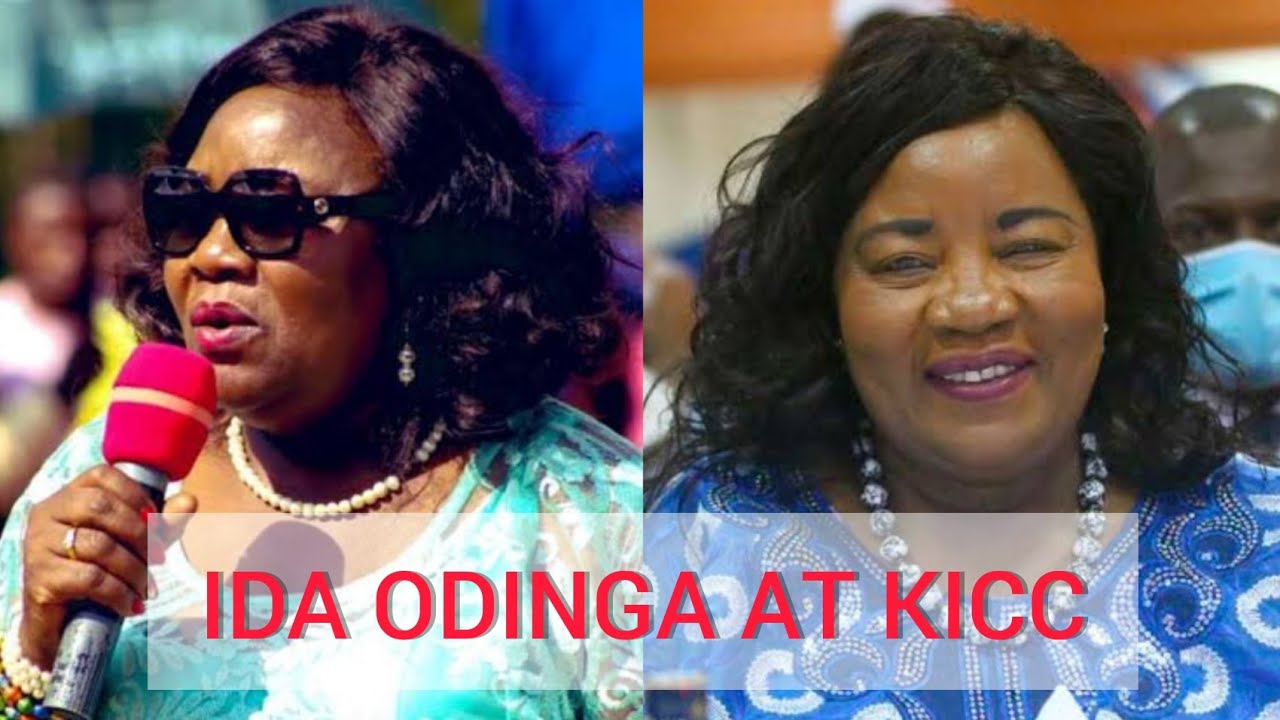 MAMA IDA ODINGA'S 'GRAND ENTRY AT KICC. MUST WATCH - YouTube