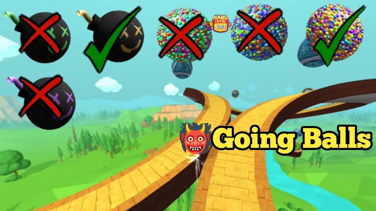 Most👹 High Power Gameplay Of All Types In Going Balls #goingballs ...