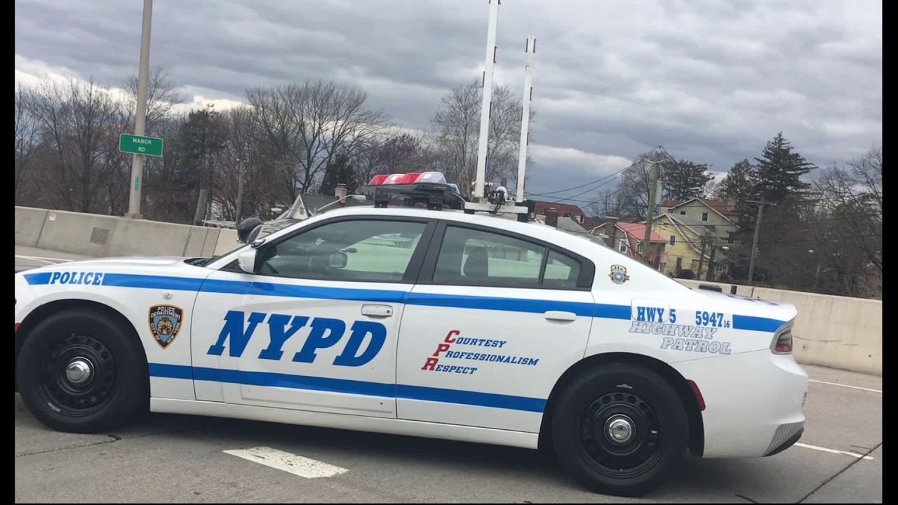 NYPD Highway patrol with McDermott Multi-level (High riser) - YouTube
