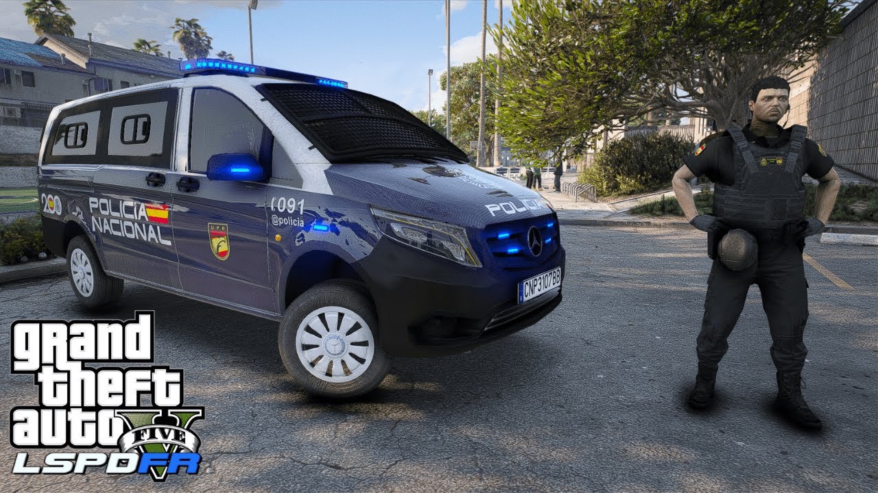 LSPDFR CNP UPR | QRR COMPAÑERO HERIDO - YouTube