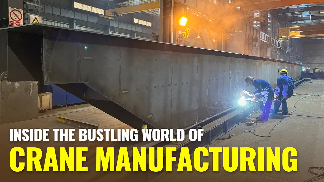 Inside the Bustling World of Crane Manufacturing #factory #crane # ...