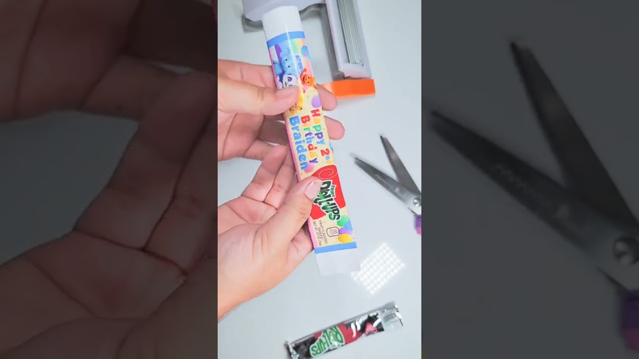 How to assemble a custom fruit rollup wrapper. - YouTube