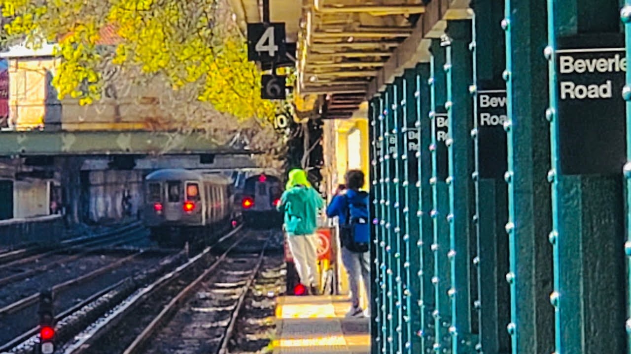 (B) Exp & (Q) Lcl Train Action at Beverley Road (R46, R68/A, R160A-2 ...