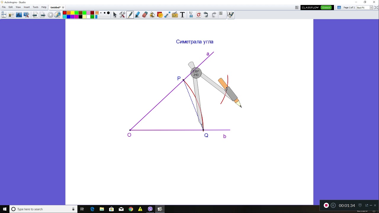 5. razred 113. čas : Simetrala ugla - YouTube