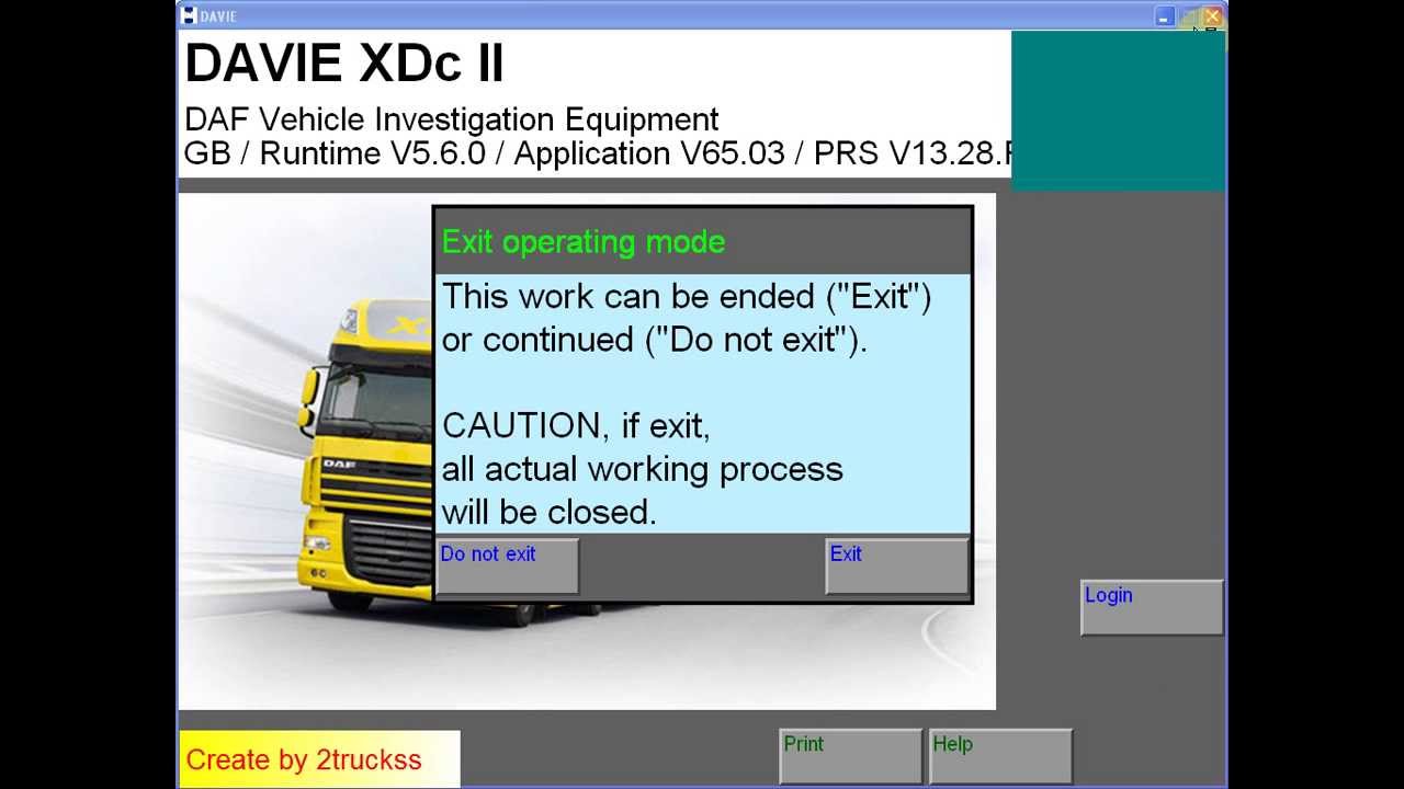 DAF Davie XDc II work - YouTube