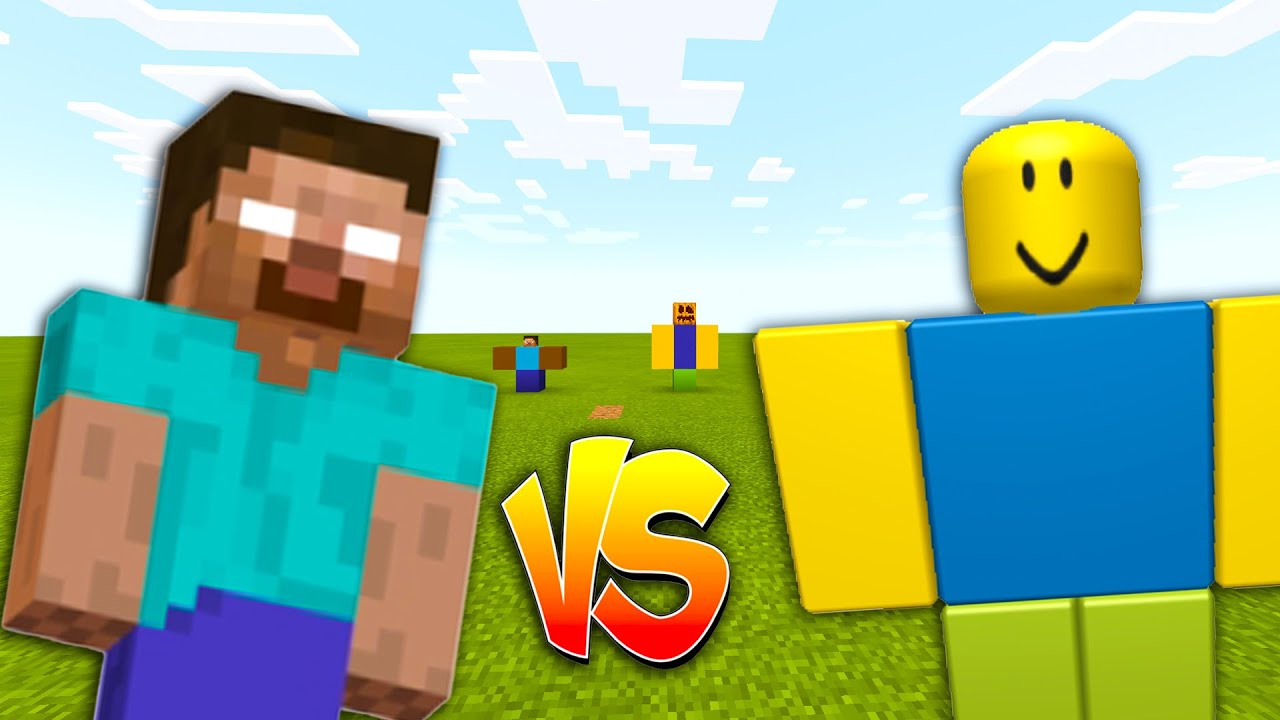 Herobrine vs Roblox in Minecraft - YouTube