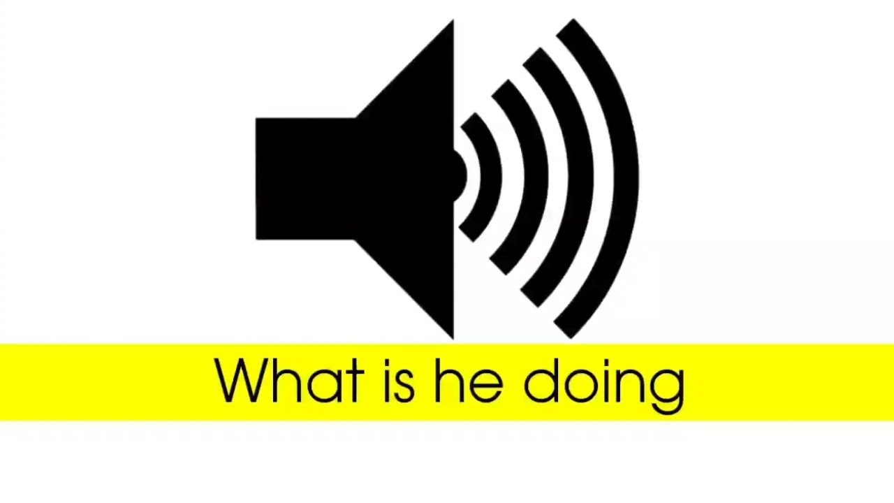 "What is He doing" - Sound effect - YouTube