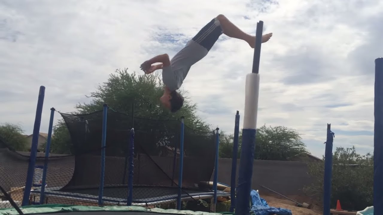 How To Do A Cody On A Trampoline - YouTube