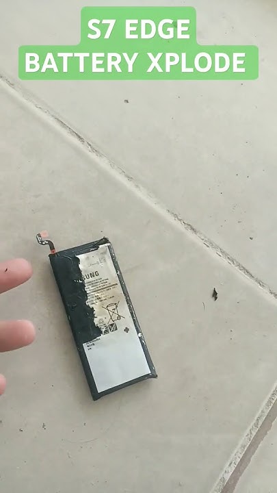 💯 SAMSUNG S7 EDGE BATTERY EXPLODE 💯 - YouTube