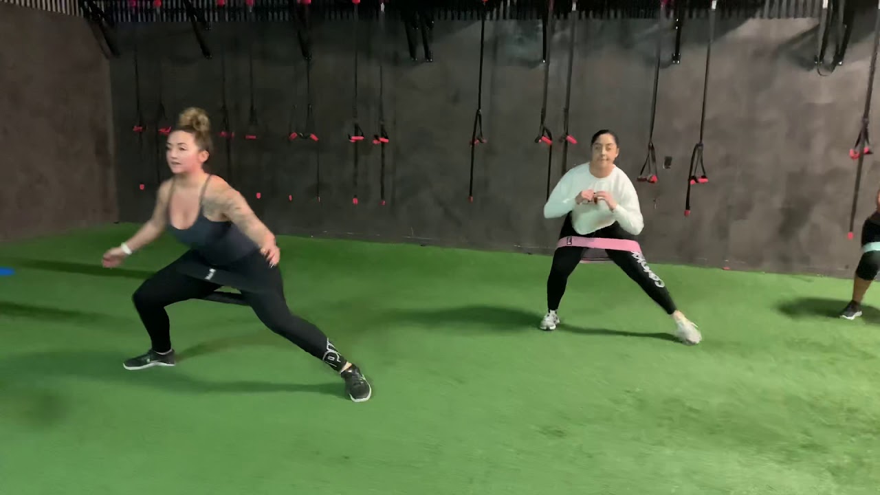 Banded side step - YouTube